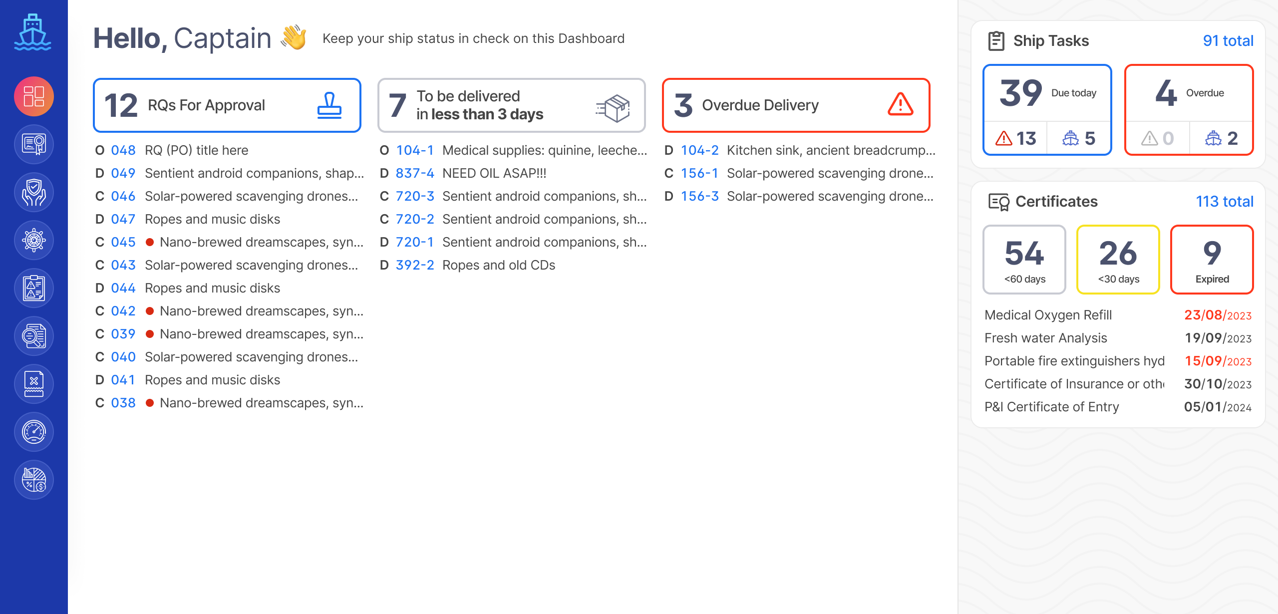 Comprehensive Marine ERP for Ship & Fleet Management | Optimize Ship ...