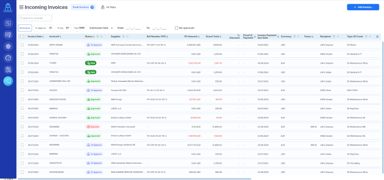 Comprehensive Marine ERP for Ship & Fleet Management | Optimize Ship ...